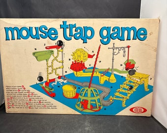 Vintage Mouse Trap Game by Ideal 100% Complete and Excellent Condition ...