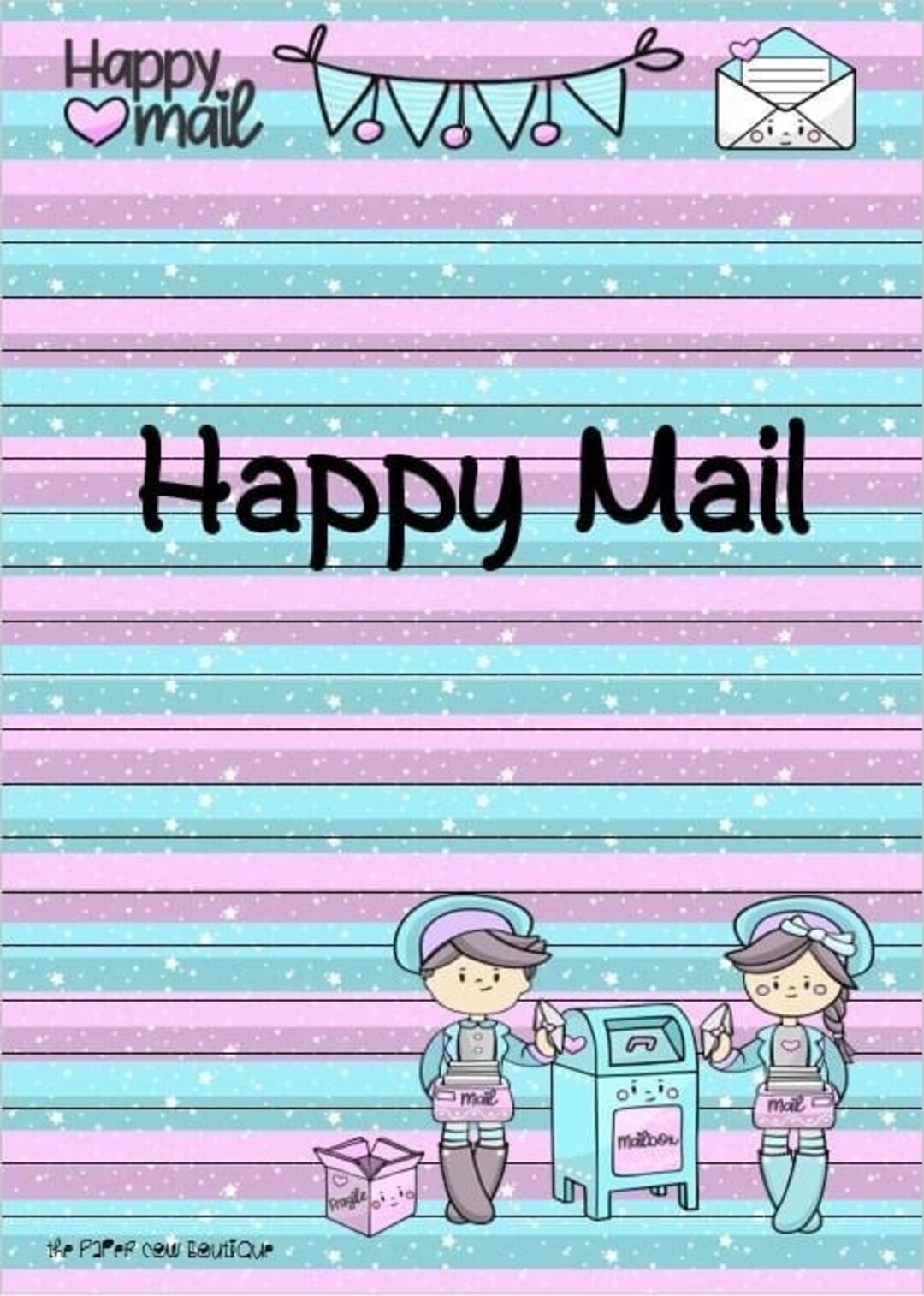 Happy Mail Letters Writing Set - Etsy