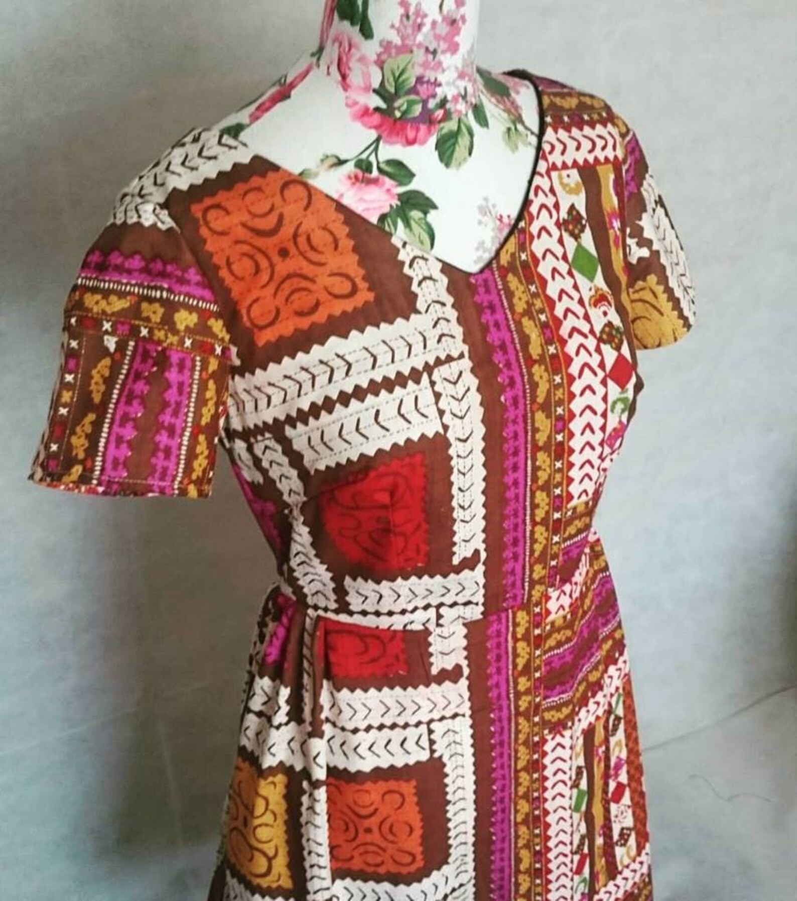 Brushed Cotton Red Stewart Tartan Swing Dress UK 8-34 - Etsy