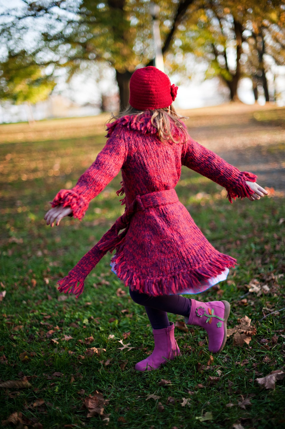 CHILDREN’S SWEATER JACKET – Girls Long Knit Cardigan Jacket – Girl’s ...