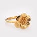 Nature Flower Ring, Gold Flower Ring, Statement Ring, Plant Jewelry ...
