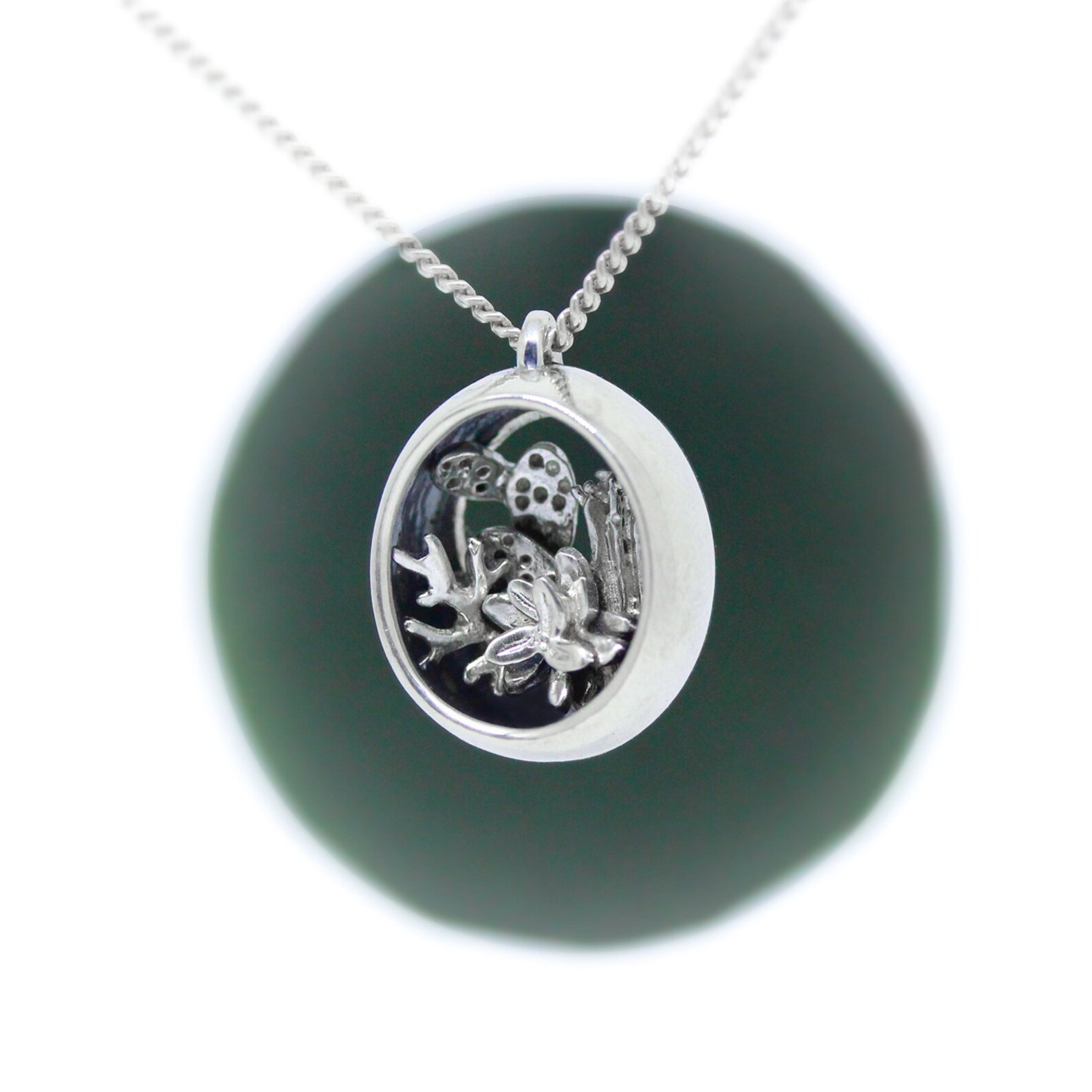 Nature Inspired Pendant Necklace for Women, Succulent Necklace ...