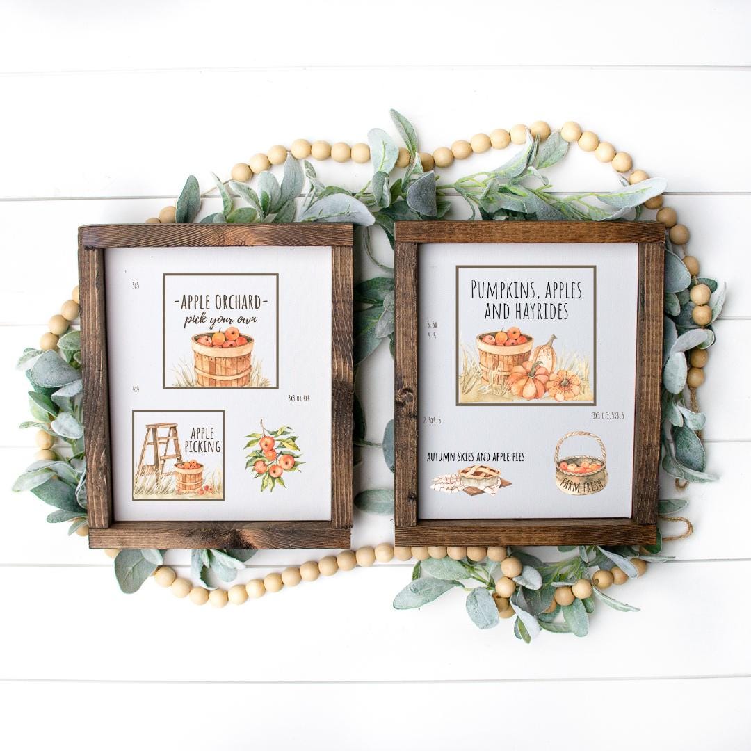 Apple Orchard Printable Crafters Bundle - Etsy