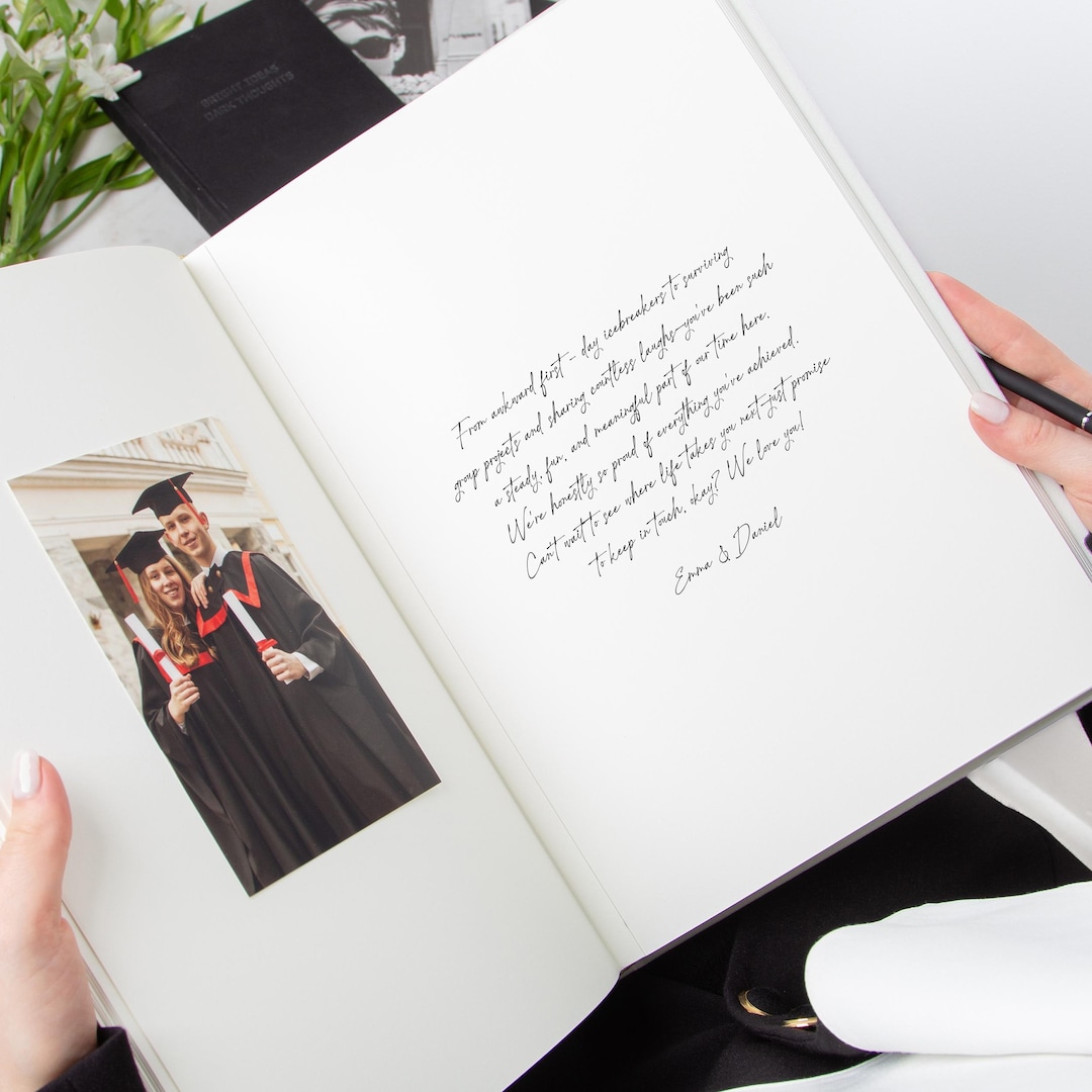 Personalized Graduation Photo Album 4x6 Photos Custom School or College ...