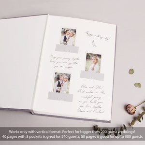 Instant Wedding Album Ivory Guest Book With Gold Glitter BOLD - Etsy