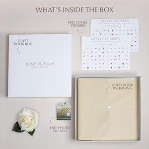Letters to the Bride Guest Book Personalized Album Slip-in Polaroid ...