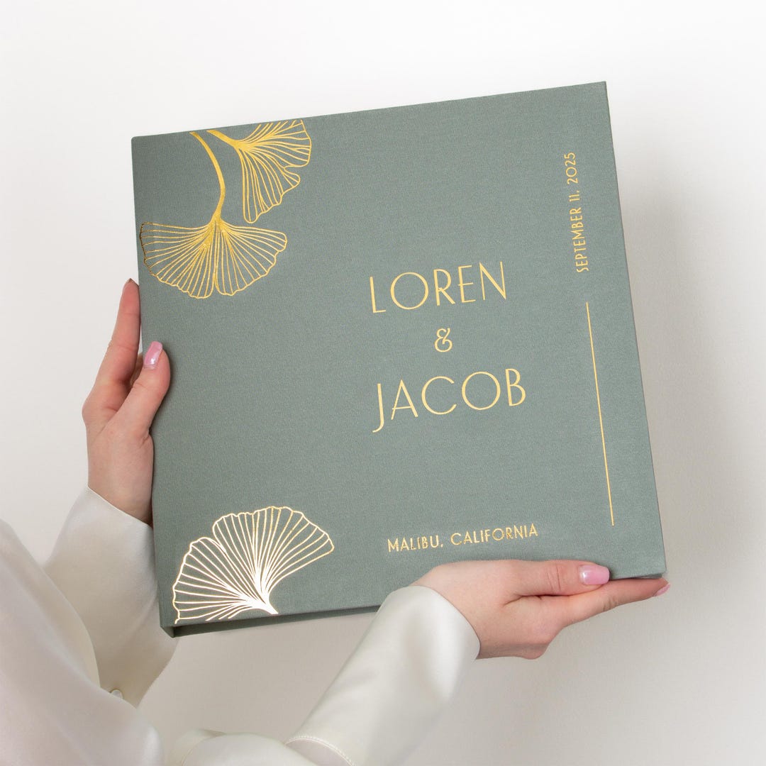 Personalized Album Slip-in, Polaroid, Wedding Guest Book Square + Free ...