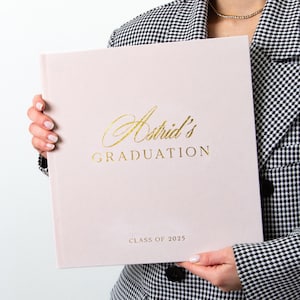 Elegant Custom Graduation Photo Album 4x6 Polaroid Personalized Senior ...