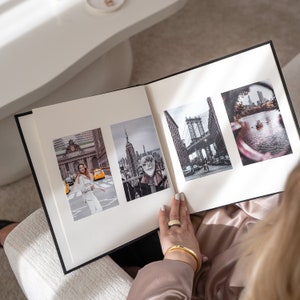 Custom Coffee Table Book Family Photo Album Circle Design, Large ...