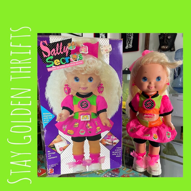 VINTAGE Sally Secrets Doll 1992 as Is - Etsy