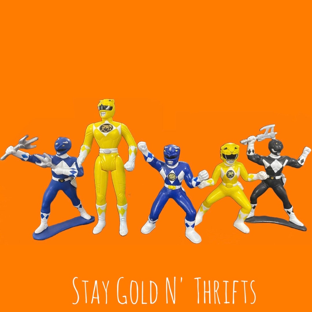 Power Ranger PVC Figures Cake Toppers 1994 5pc - Etsy