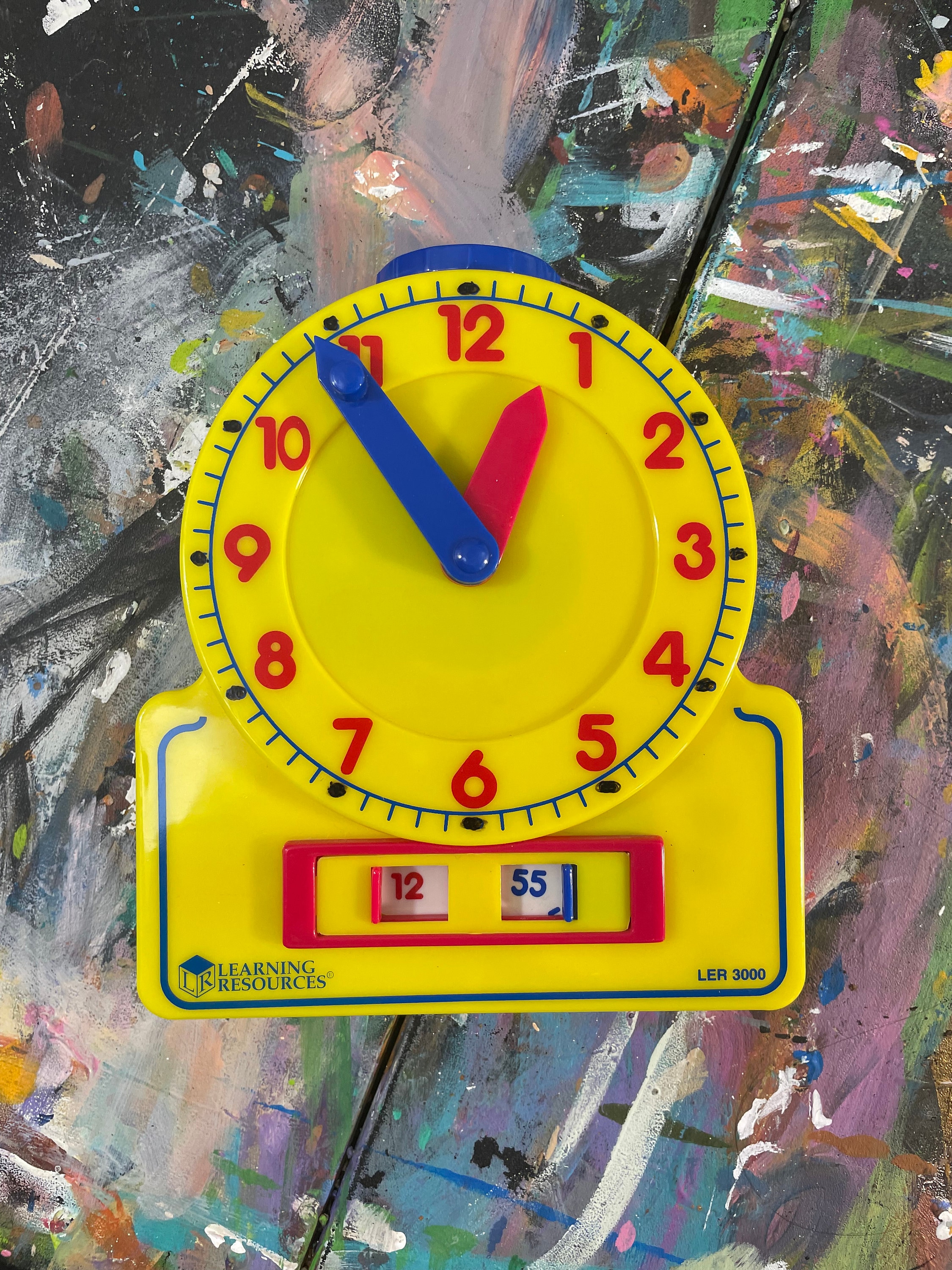 Vintage 90’s Plastic Teaching Gear Clock Elementary School - Etsy