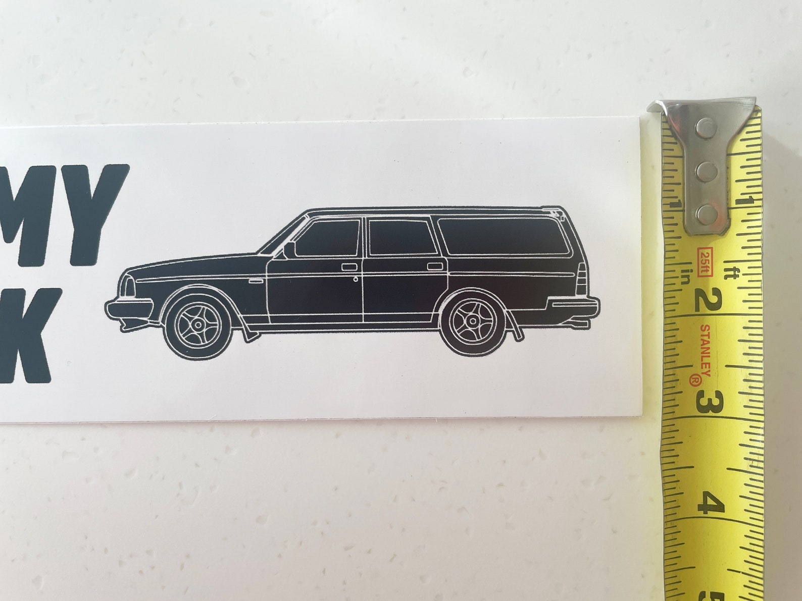 I Love My Truck Volvo 240/245 wagon bumper sticker - Etsy Italia