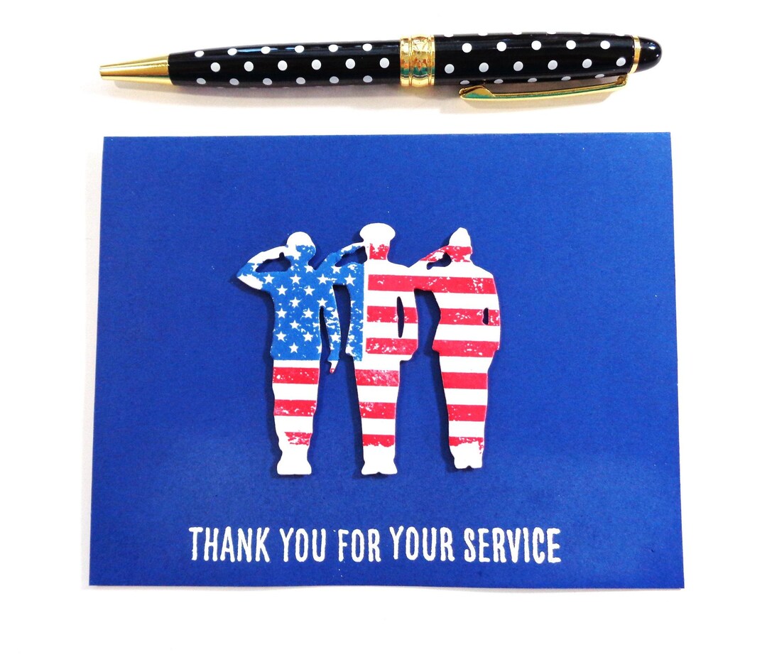 Thank a Solider or Veteran Personalized Inside Verse Thank You for Your ...
