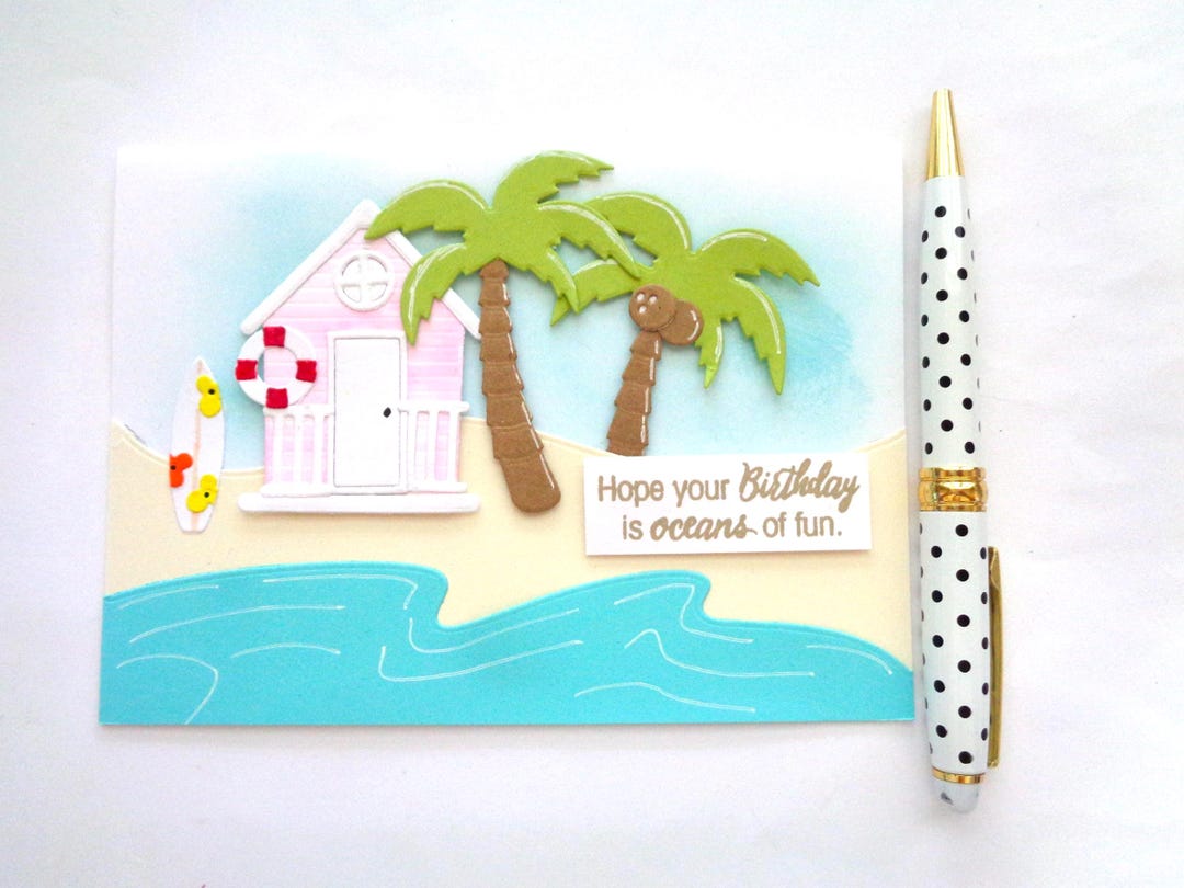 Beach Birthday Card for Friend - Hope You Birthday is Oceans of Fun ...