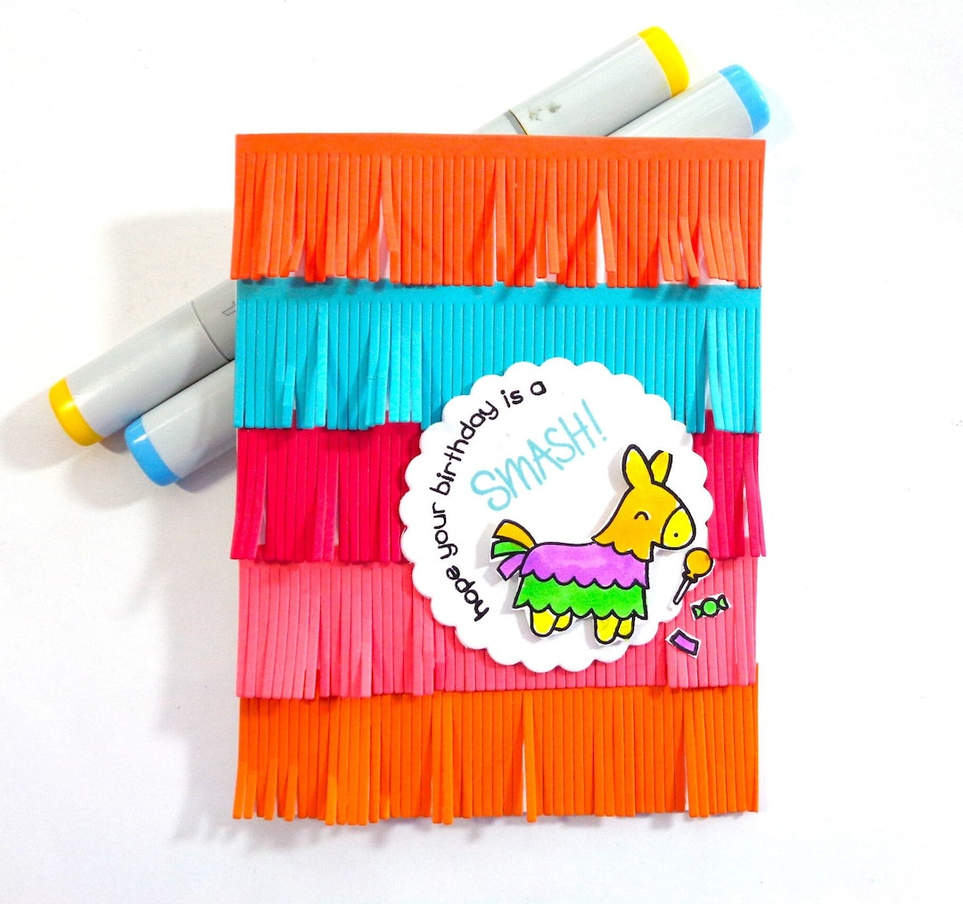 Pinata Birthday Card Hope Your Birthday is a Smash Kids Birthday Party ...