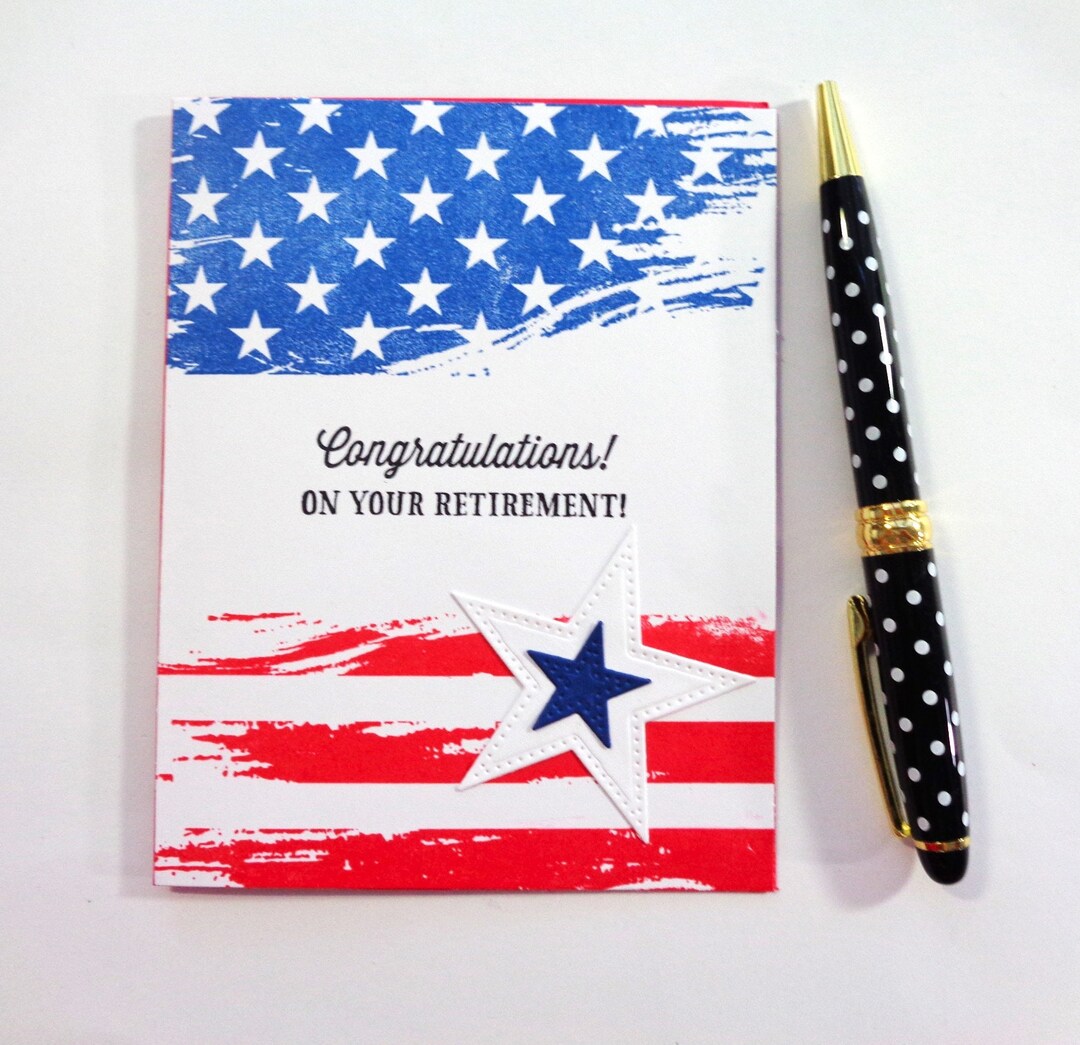 Retirement From the Military Card - Congratulations on Your Years of ...