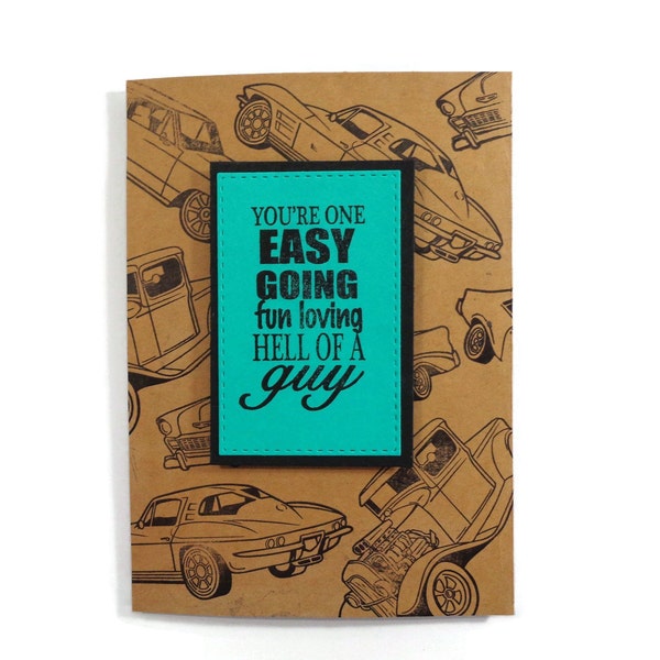 Car Guy Birthday Card - Etsy