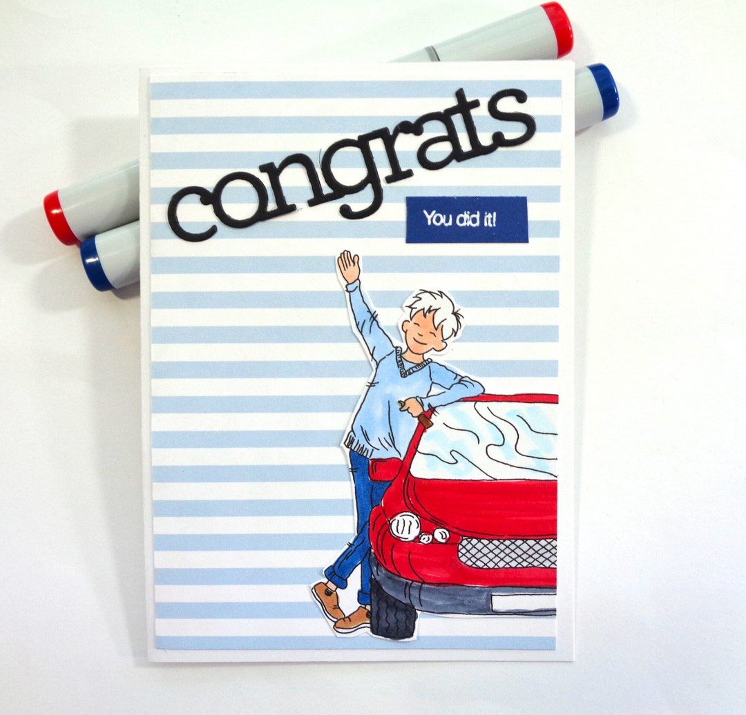 New Driver Card - Personalized With Hair Color of Choice - Teen Driver ...