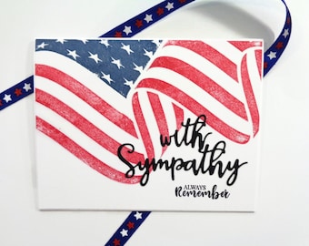Veteran Sympathy Card - Etsy