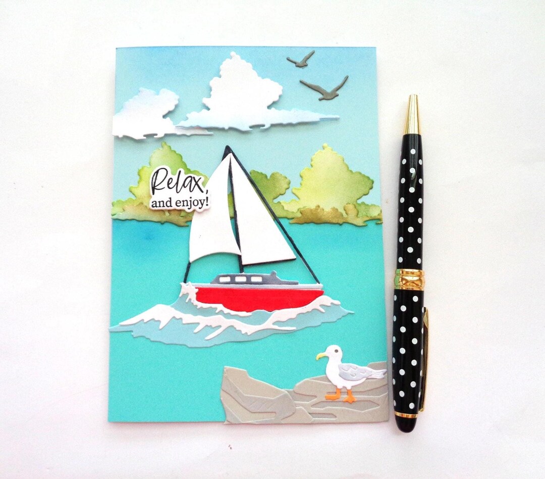 Happy Retirement Card - Set Sail, Relax and Enjoy - Retired Life is ...