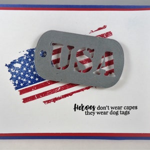 Veteran's Thank You for Your Service Card Hero's Don't Wear Capes They ...