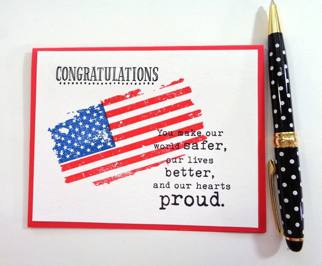 Police, Fire, EMT, Military Graduation Card Celebrate Their Proud ...