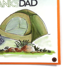 Thanks Dad Father's Day Card - Camping Dad - My Favorite Memories Are ...