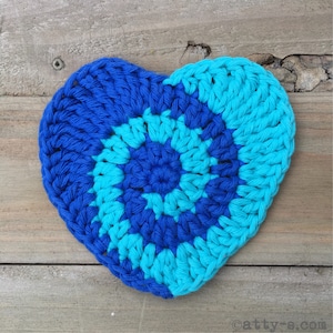 Swirly Heart Crochet Pattern PDF - Etsy