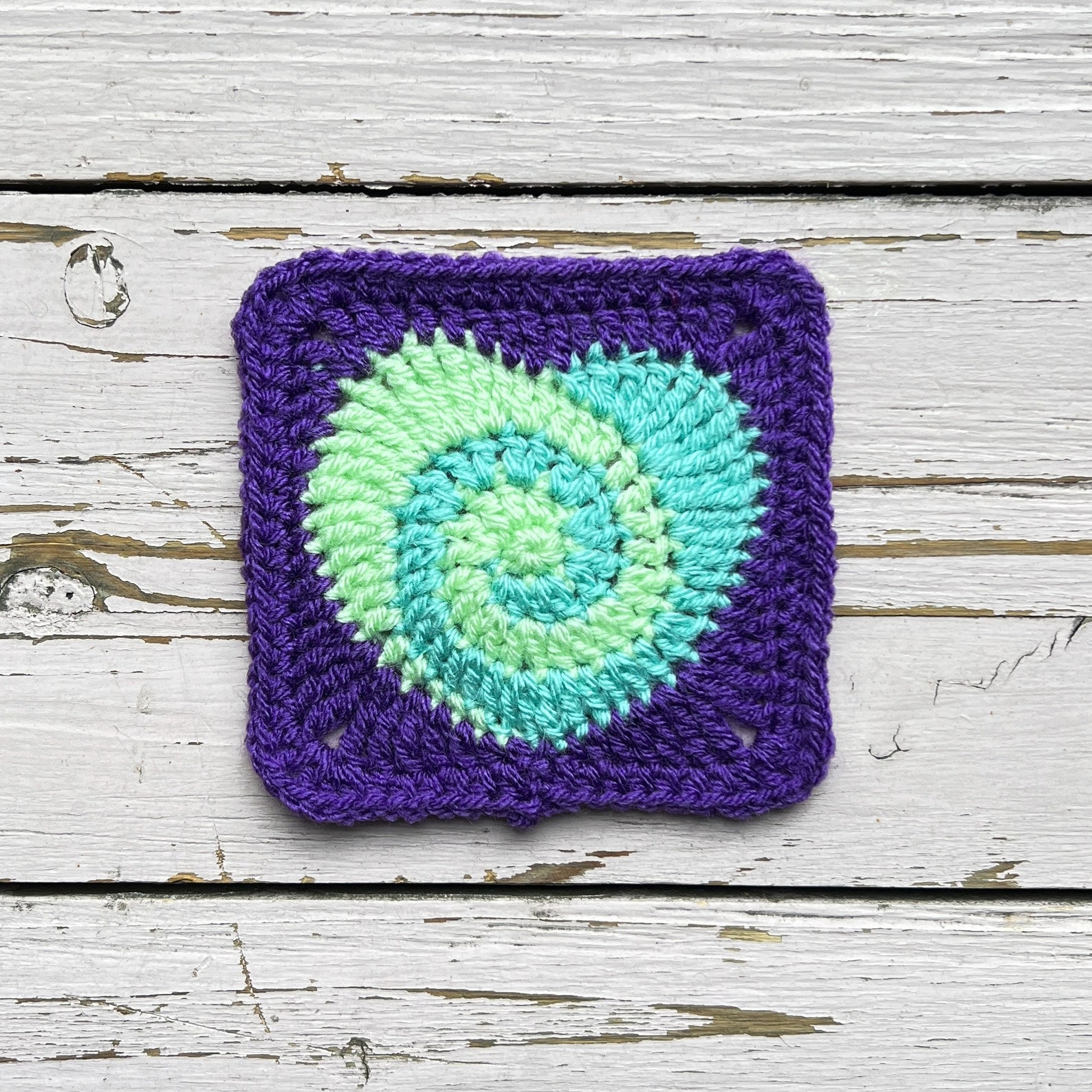 Swirly Heart Square Crochet Pattern PDF | Etsy