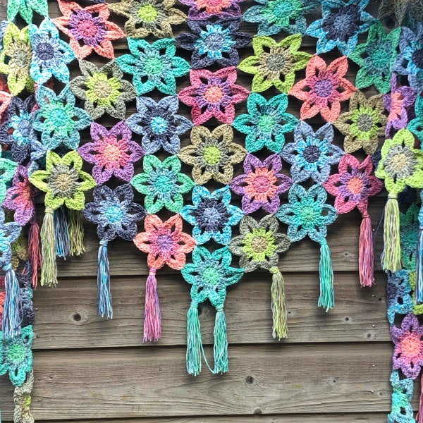 Flower Shawl - Etsy