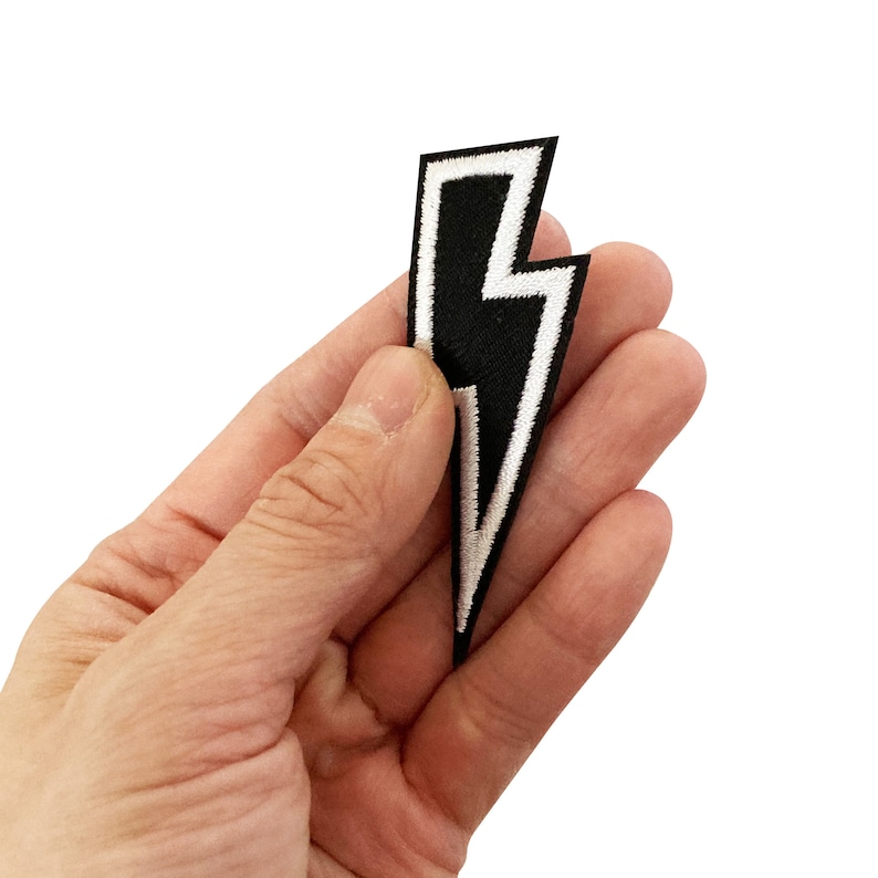 Lightning Bolt Patch | 1 Piece - Etsy