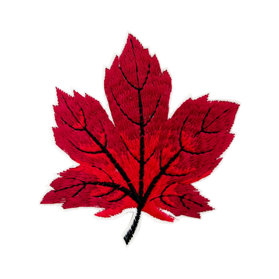 Red Maple Leaf Patch | 1 Piece - Etsy