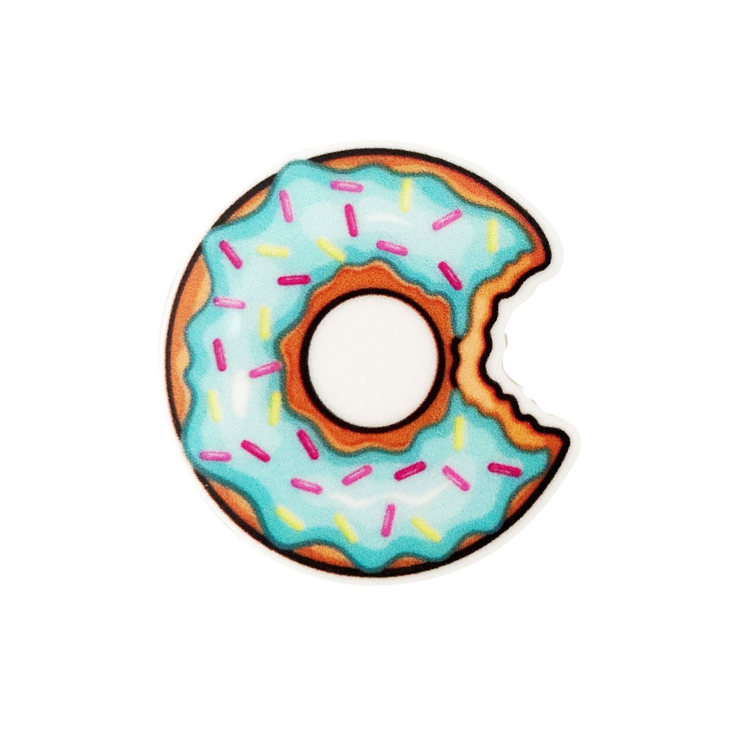 Blue Donut Bite Out Cute Kawaii | 1 Piece | Planar Resin Flatback ...