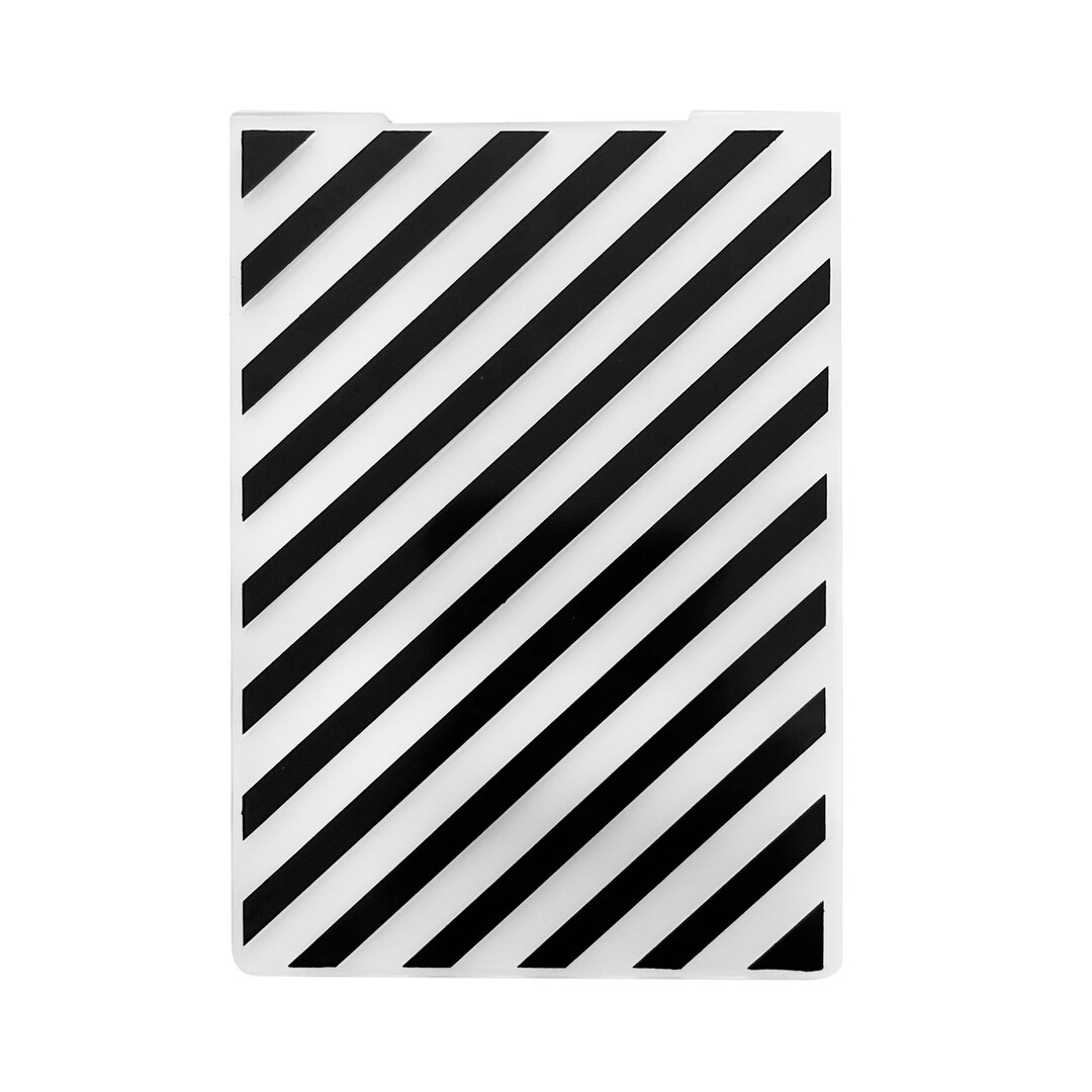 Diagonal Lines Pattern Embossing Folder | 1 Piece - Etsy