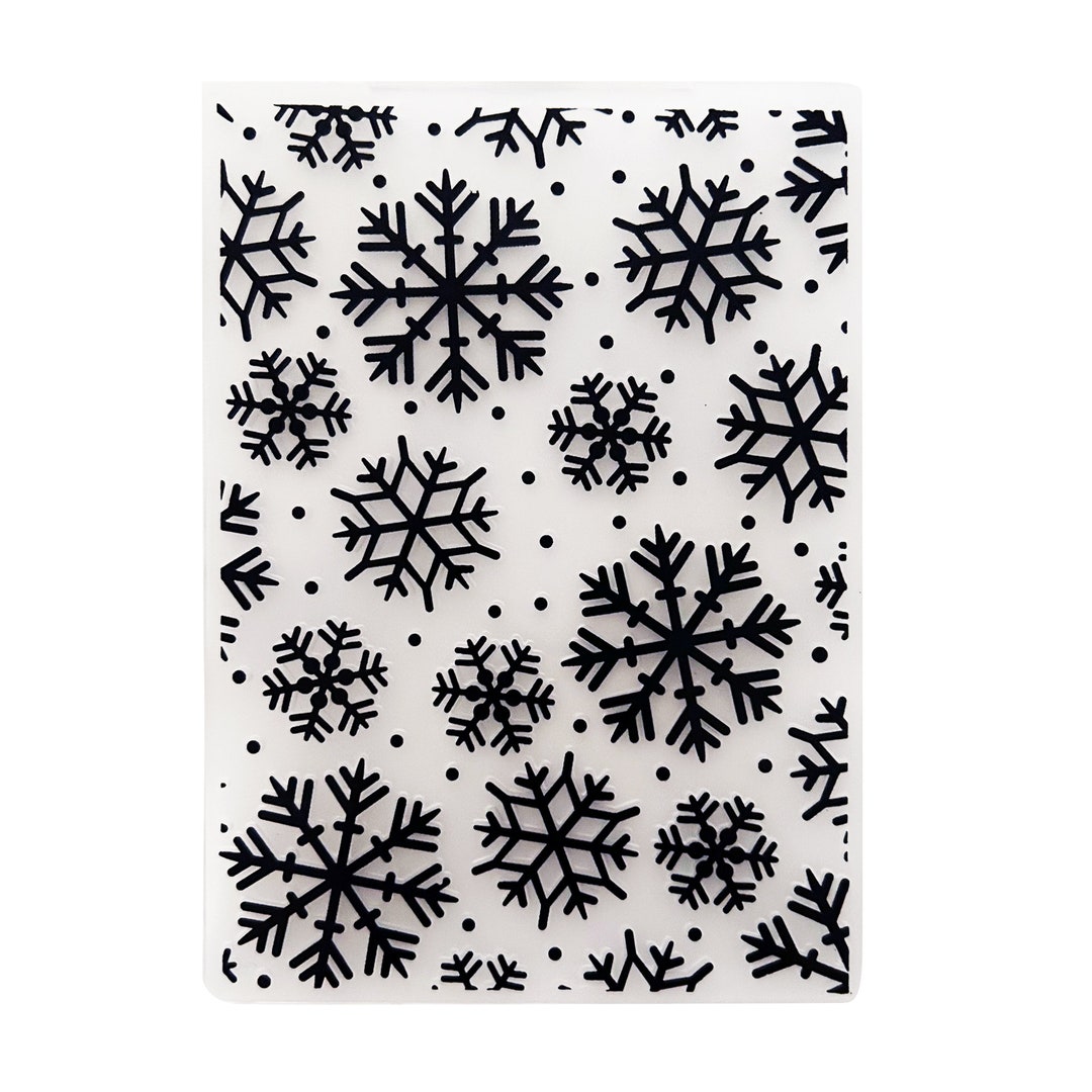 Snowflakes Embossing Folder | 1 Piece - Etsy