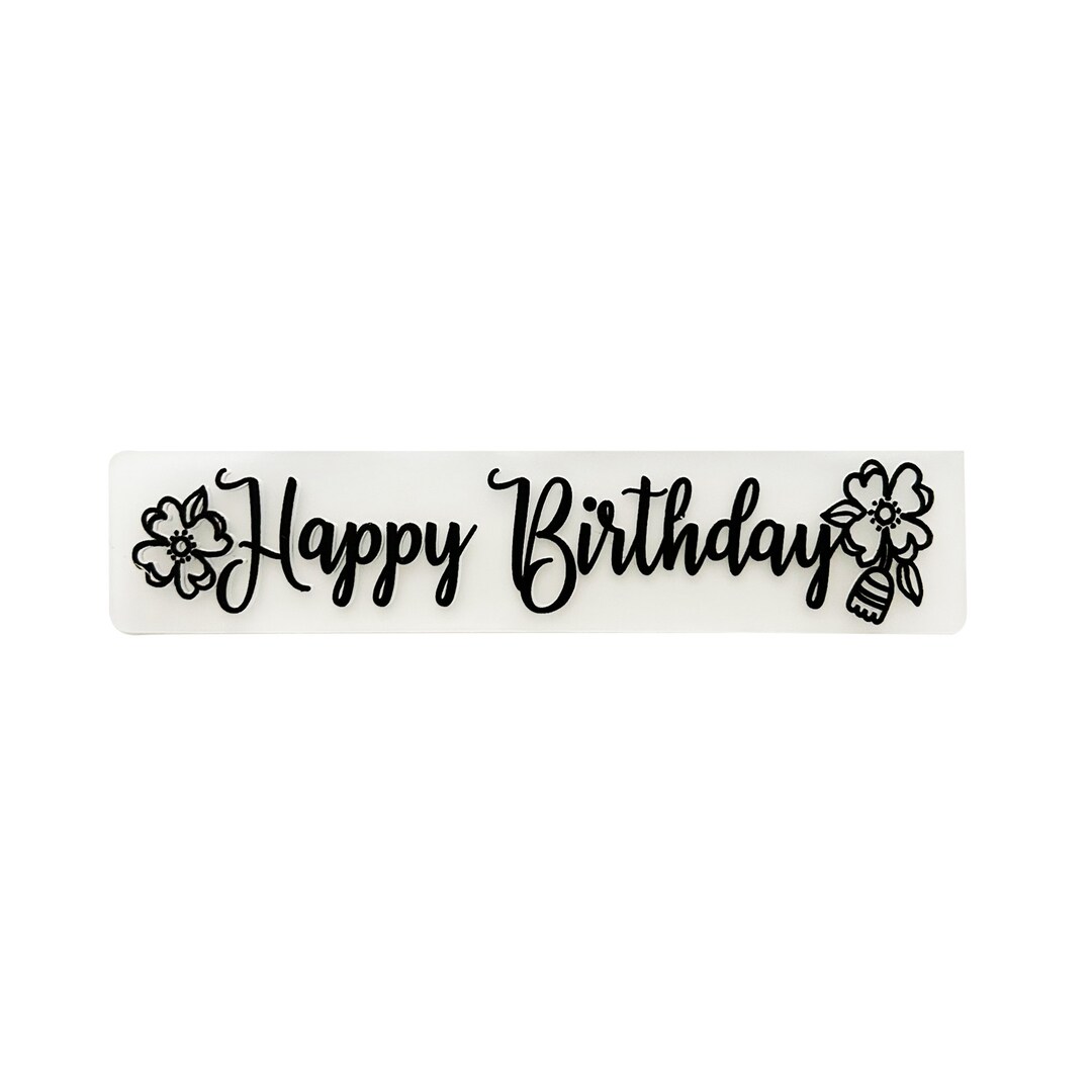 SMALL Happy Birthday Embossing Folder | 1 Piece - Etsy