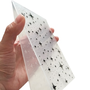 Twinkling Stars Embossing Folder | 1 Piece - Etsy