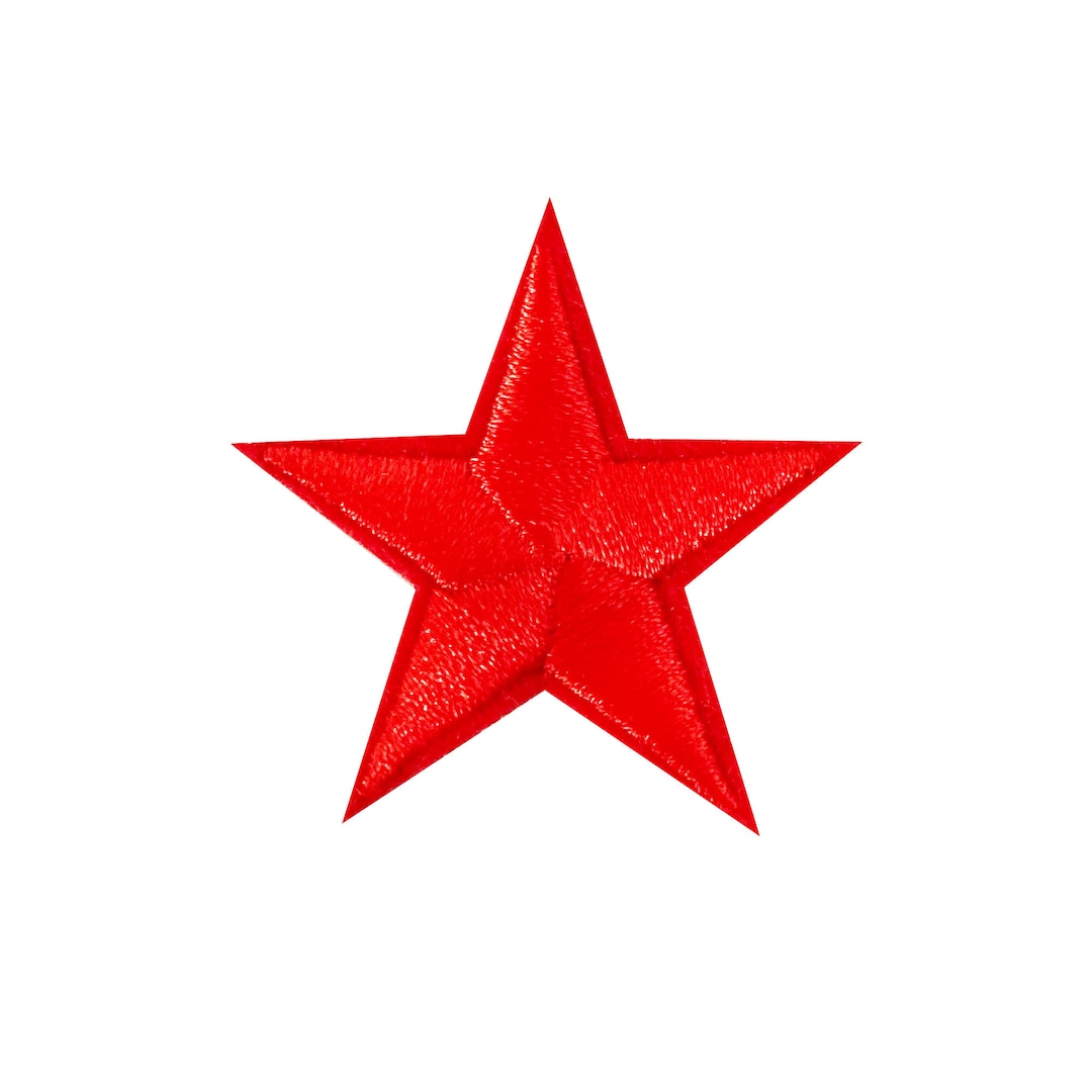Red Star Medium Size Patch 1 Piece - Etsy Österreich