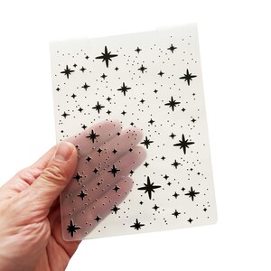 Twinkling Stars Embossing Folder | 1 Piece - Etsy