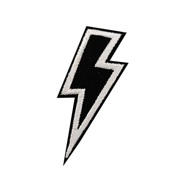 Lightning Bolt Patch - Etsy