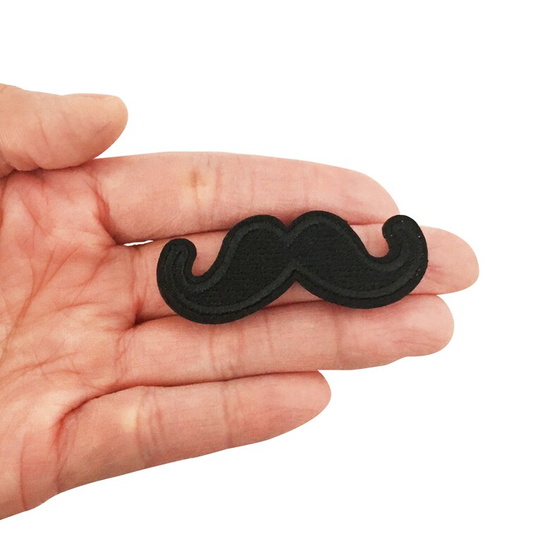 Mini Mustache Patch | 1 Piece - Etsy