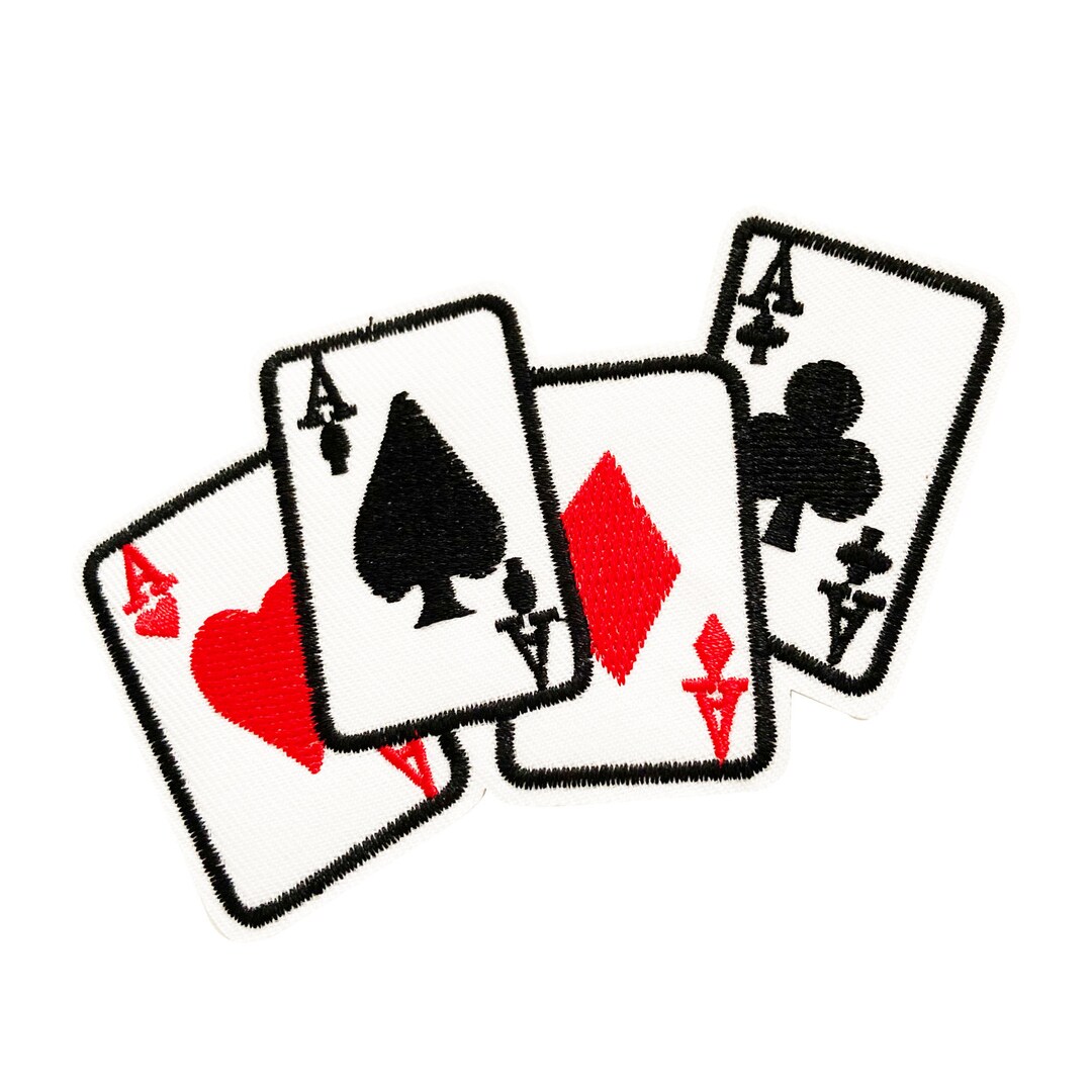 Four Ace Cards Patch | 1 Piece - Etsy