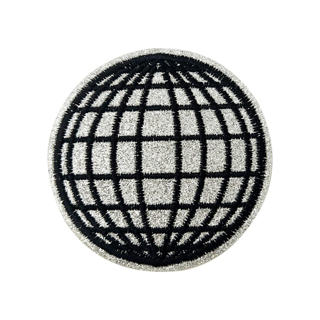 Silver Disco Ball Iron-on Patch | 1 Piece - Etsy