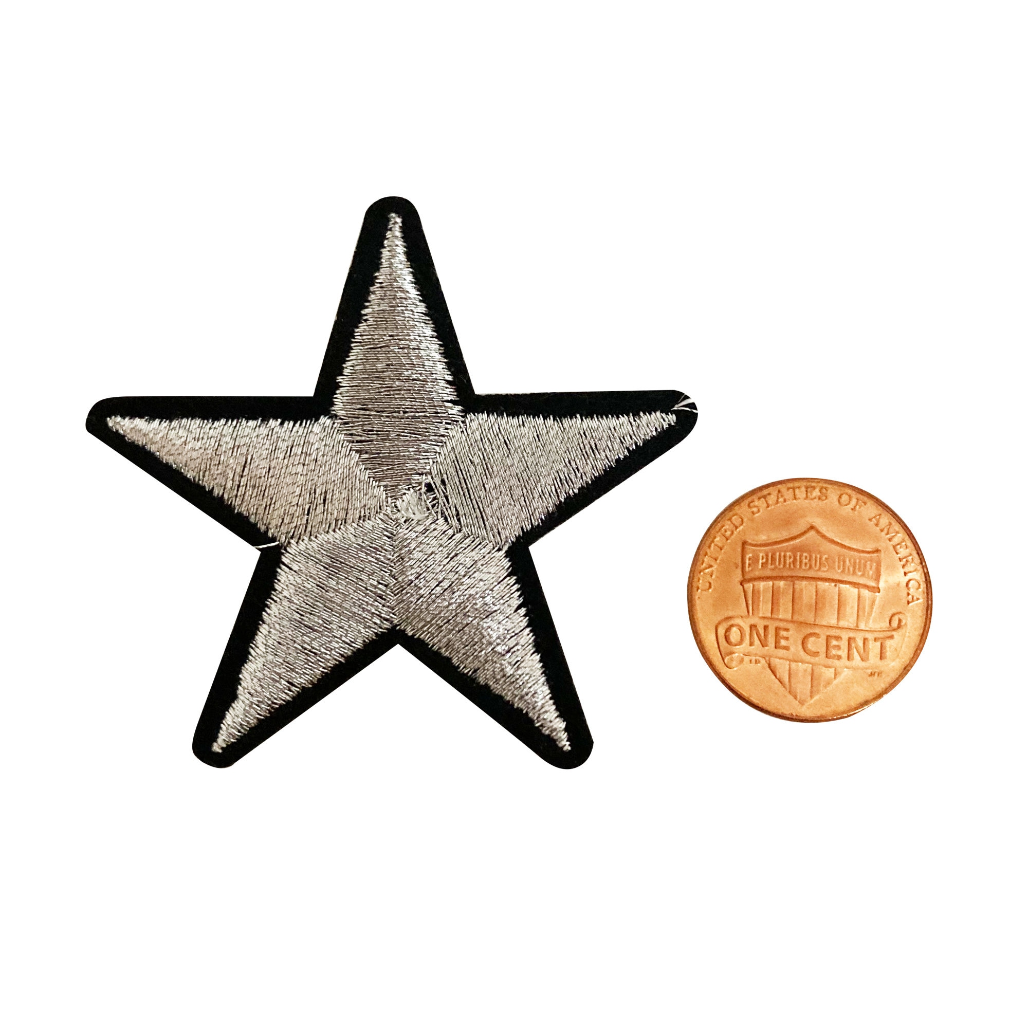 MEDIUM Silver Star Patch 1 Piece | Etsy