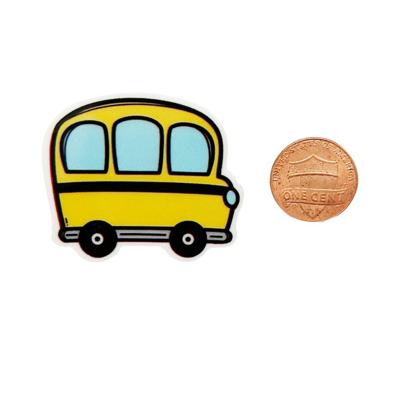 Yellow School Bus | 1 Piece | Planar Resin Flatback Embellishment - Etsy