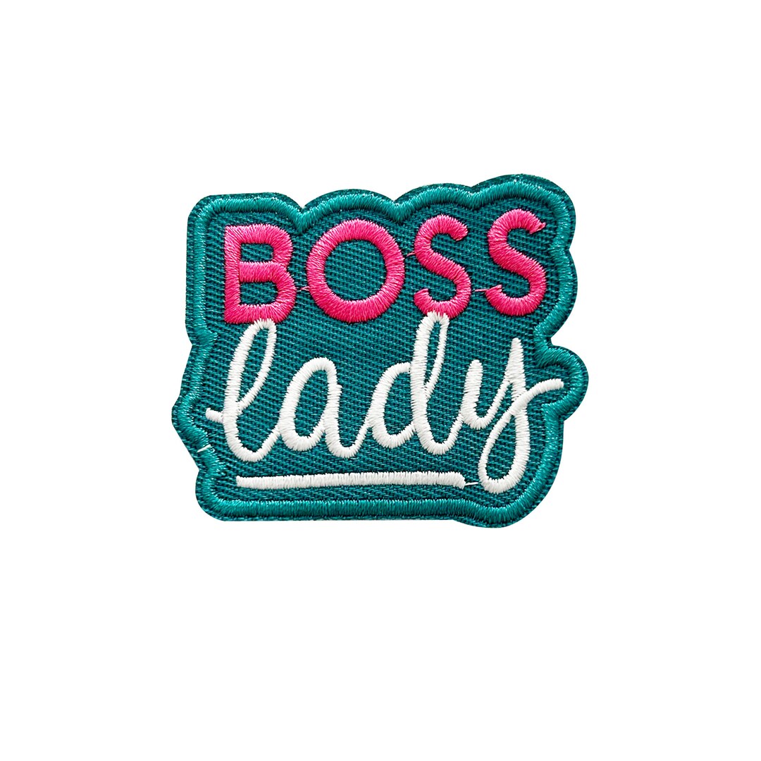 BOSS LADY Iron on Patch | 1 Piece - Etsy