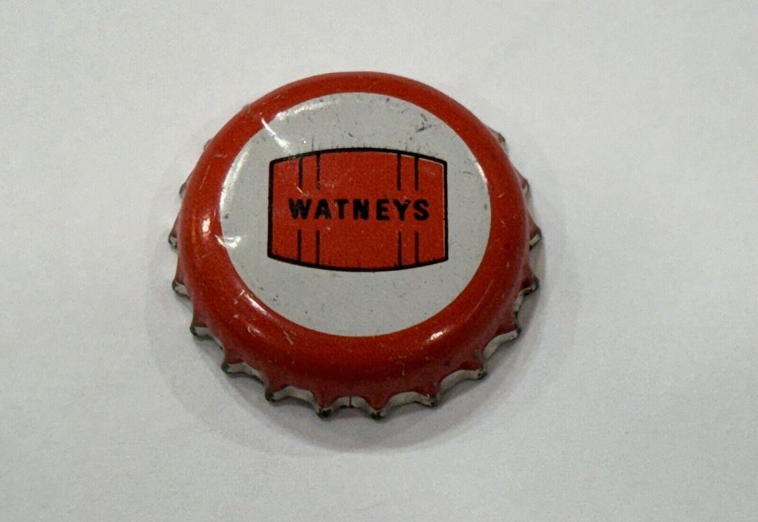 Vintage WATNEYS Red Barrel PLASTIC Lined Beer Bottle CAP Crown - Etsy