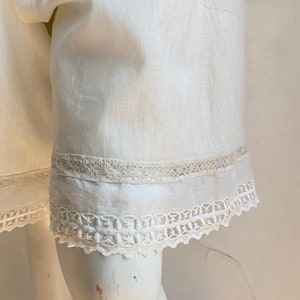 Antique Edwardian 1900s Combination Chemise Open Drawers Embroidered ...