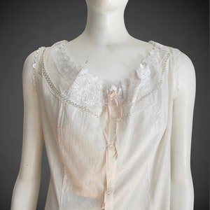 Antique Edwardian 1900s Combination Chemise Open Drawers Embroidered ...
